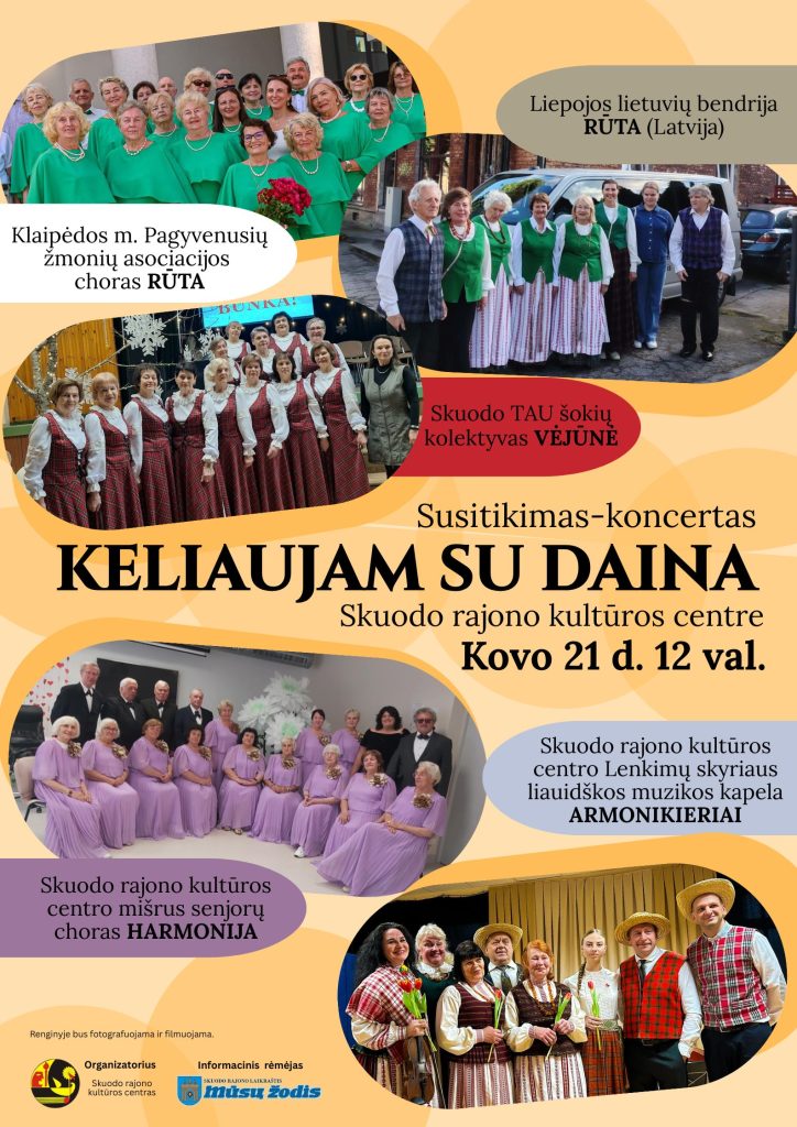 Koncertas „Keliaujam su daina“ Skuode - Mūsų žodis